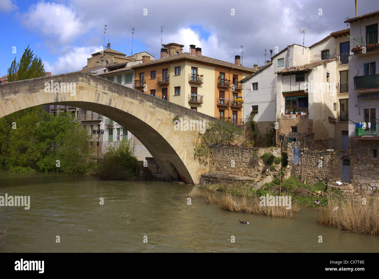 Puente Carcel in Estella, Spain Stock Photo - Alamy