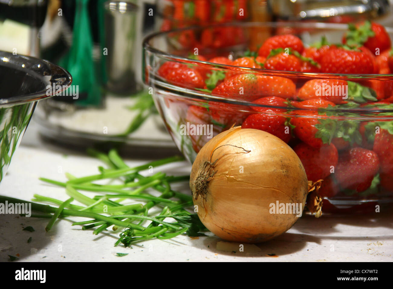 Onion interior hi-res stock photography and images - Alamy