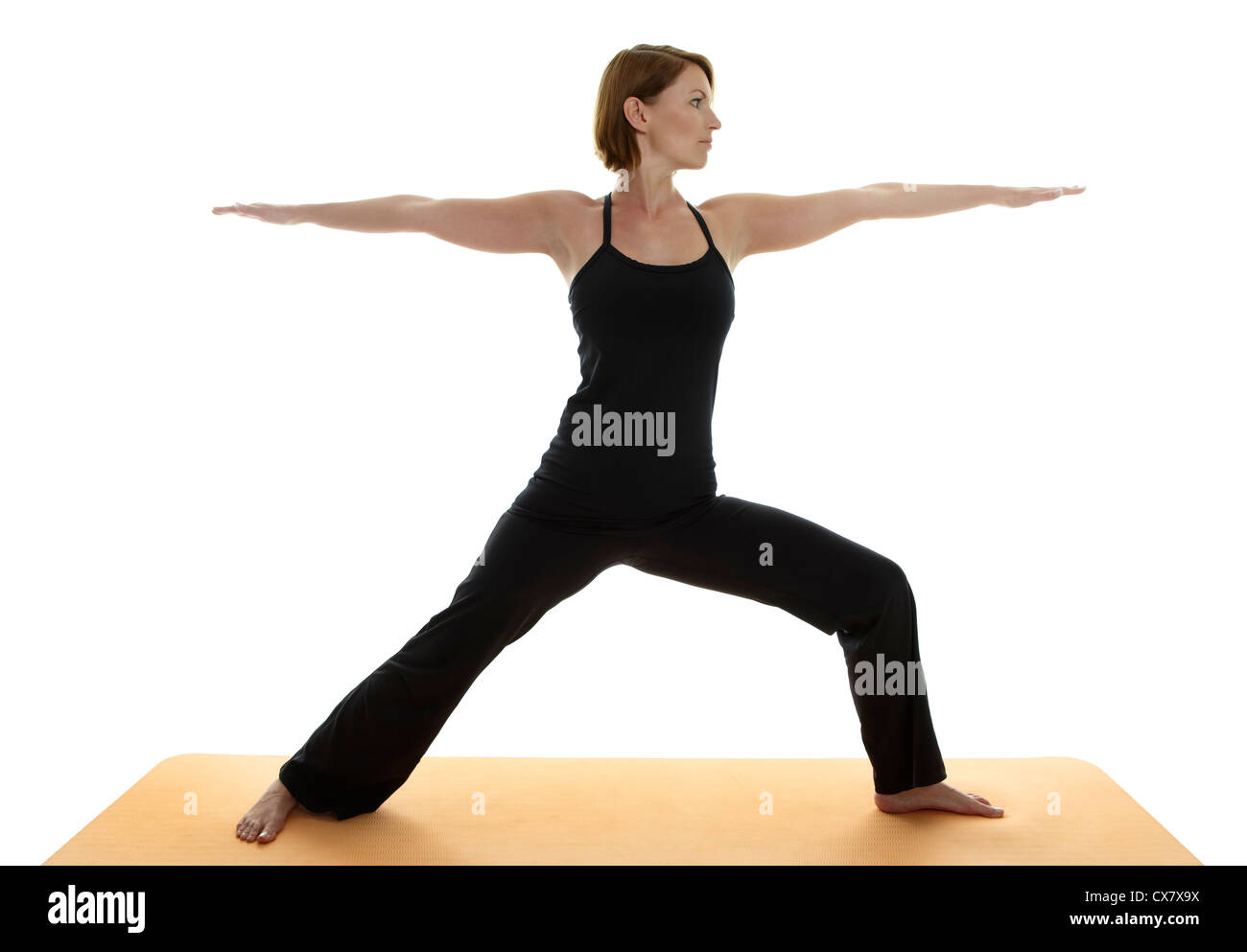 Virabhadrasana 2 yoga hi-res stock photography and images - Alamy