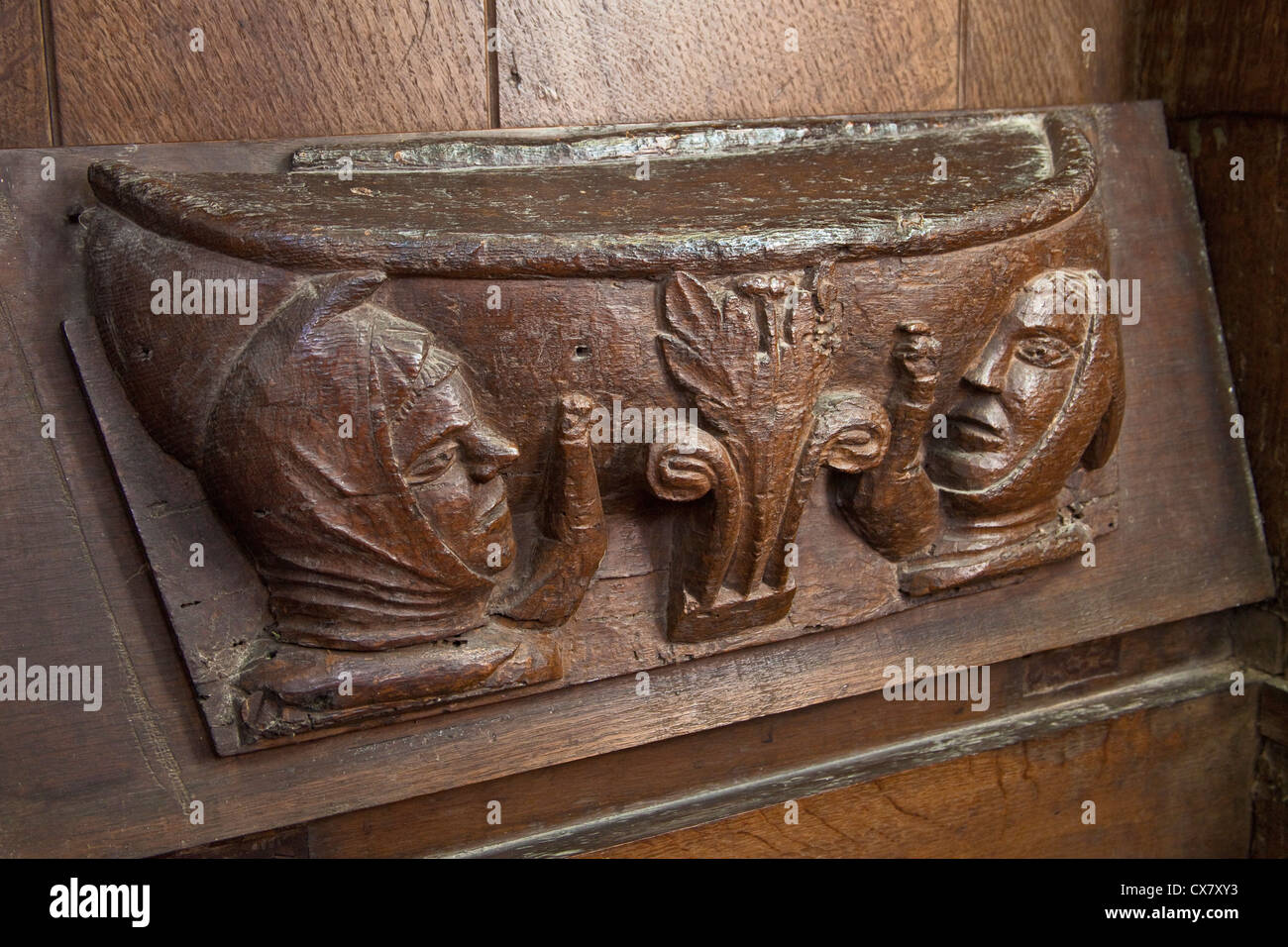 14th century misericord in st hi-res stock photography and images - Alamy