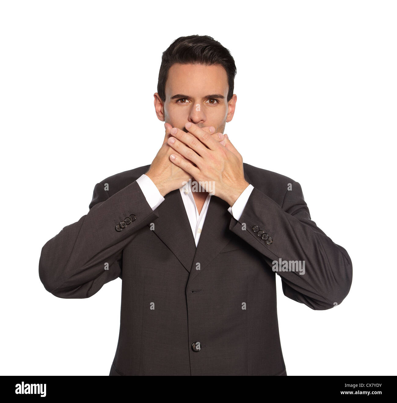 Nothing to say Stock Photo - Alamy