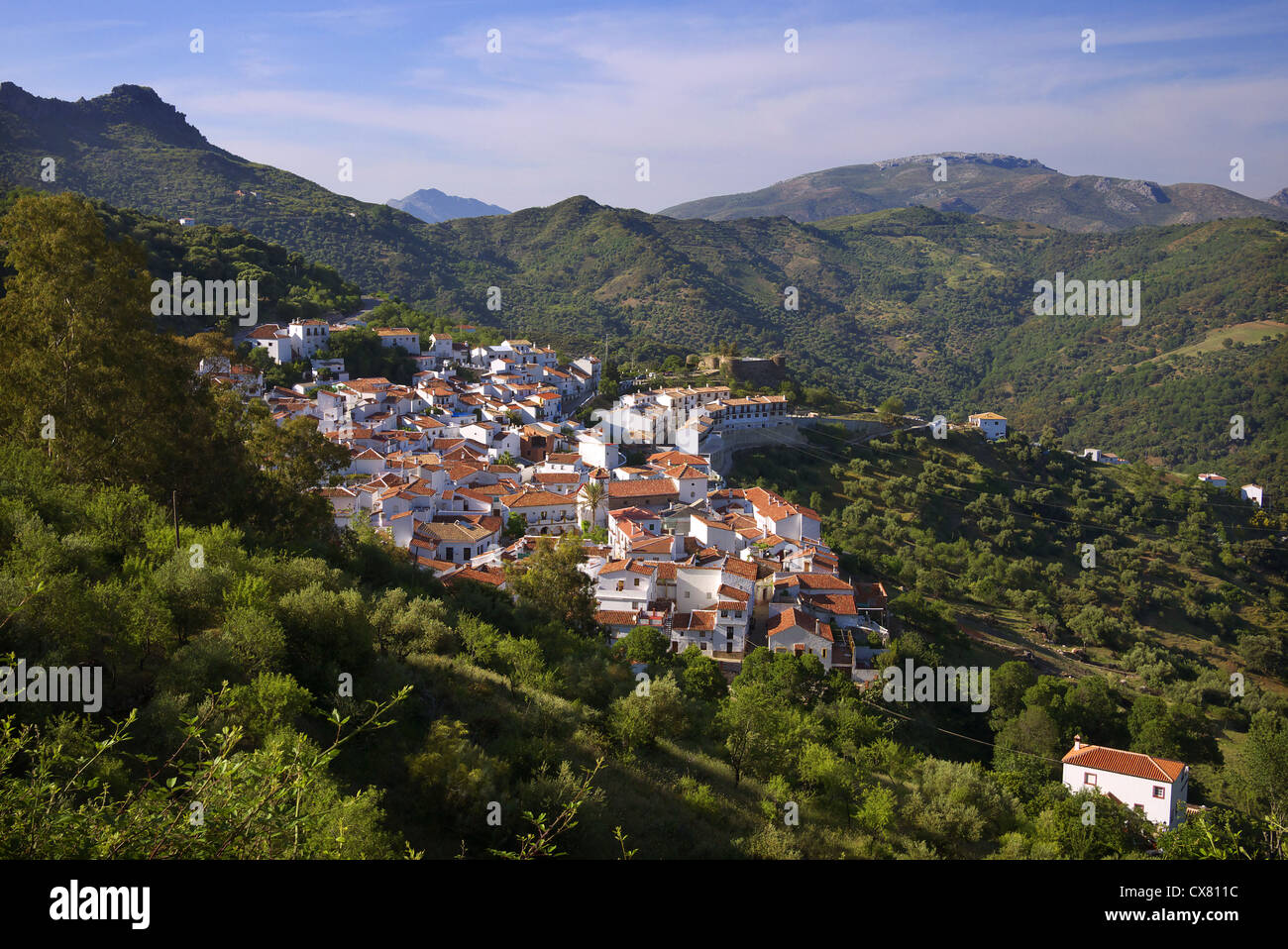 The village of Benadalid near Ronda in Andalucia, Spain Stock Photo - Alamy