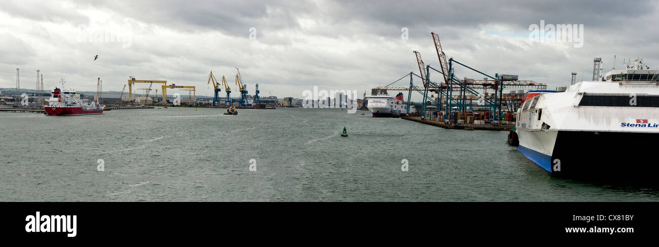 Port of Belfast Stock Photo - Alamy