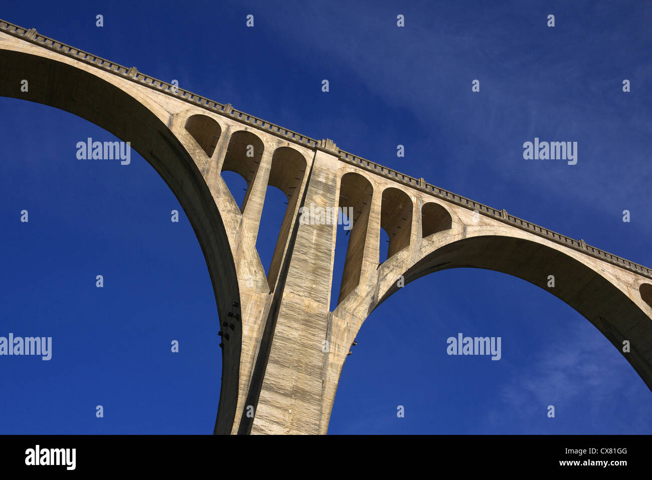 The bridge at Guadalupe in Spain Stock Photo - Alamy