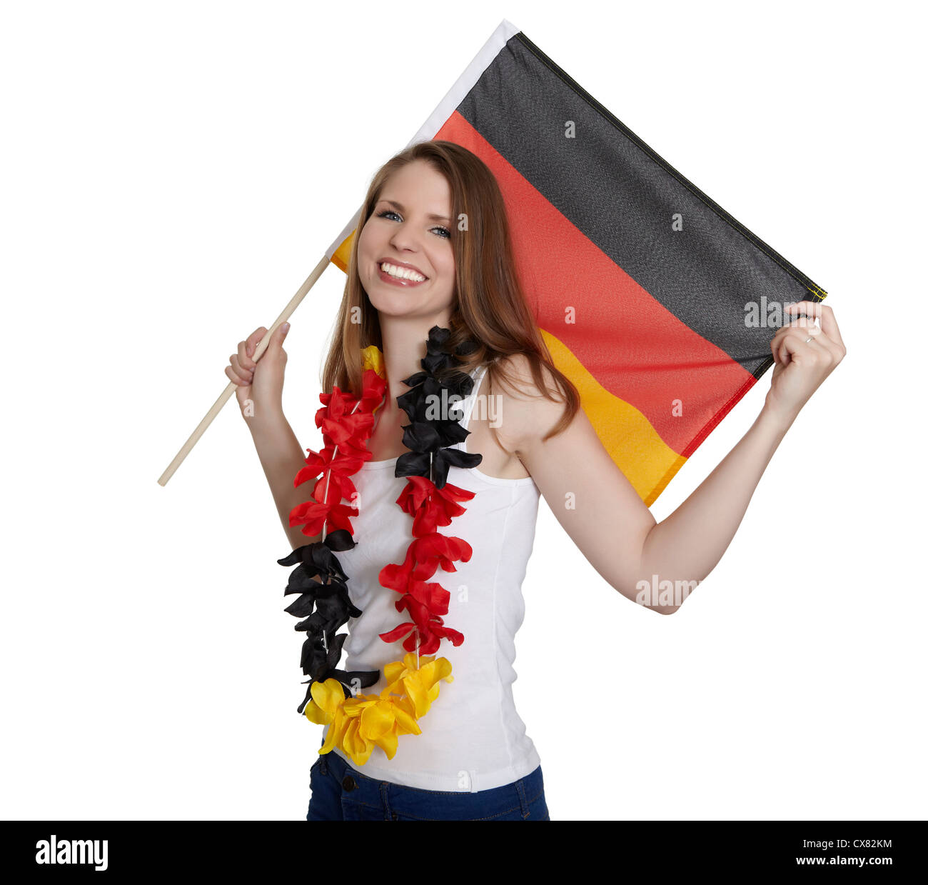 German Soccer Fan Stock Photo - Alamy