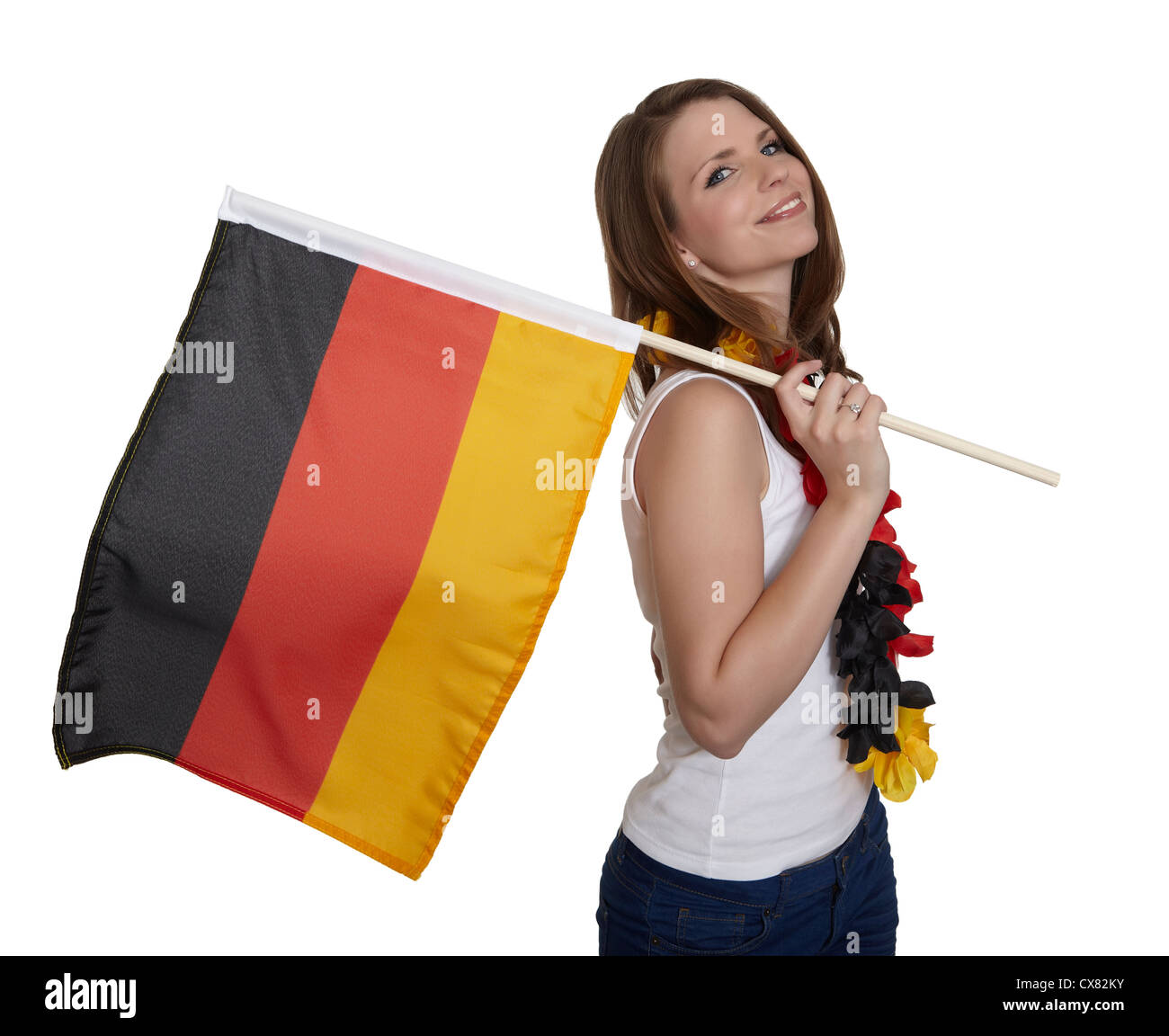 German Soccer Fan Stock Photo - Alamy