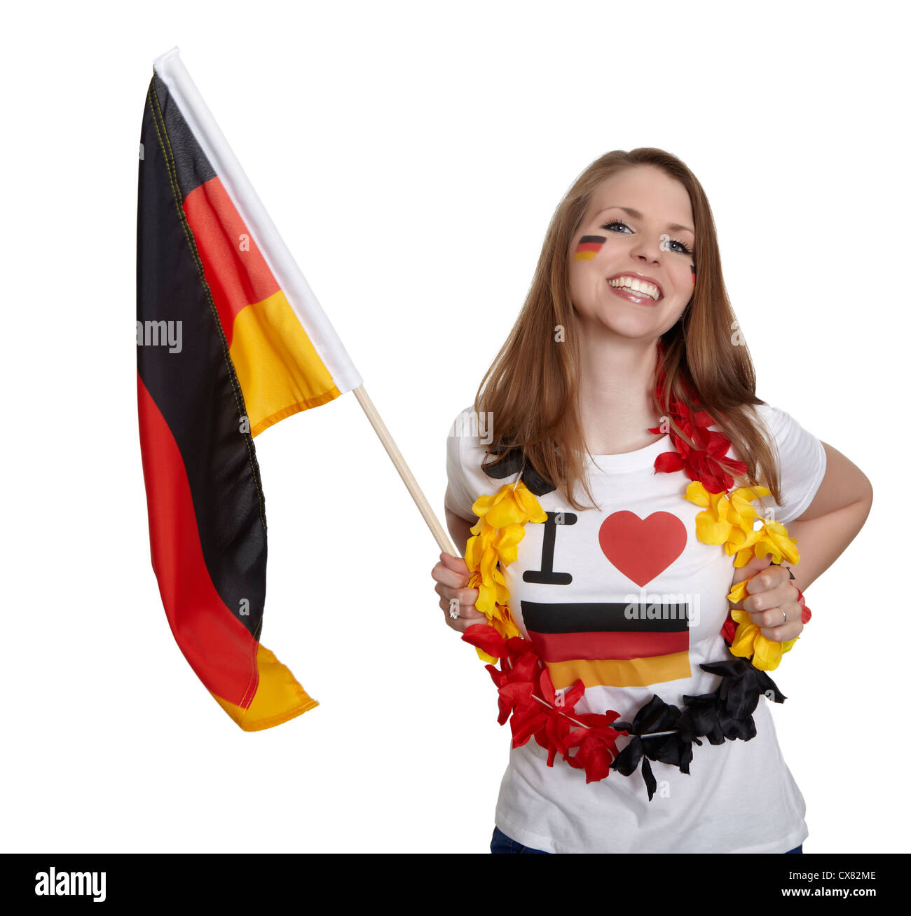 German Soccer Fan Stock Photo - Alamy