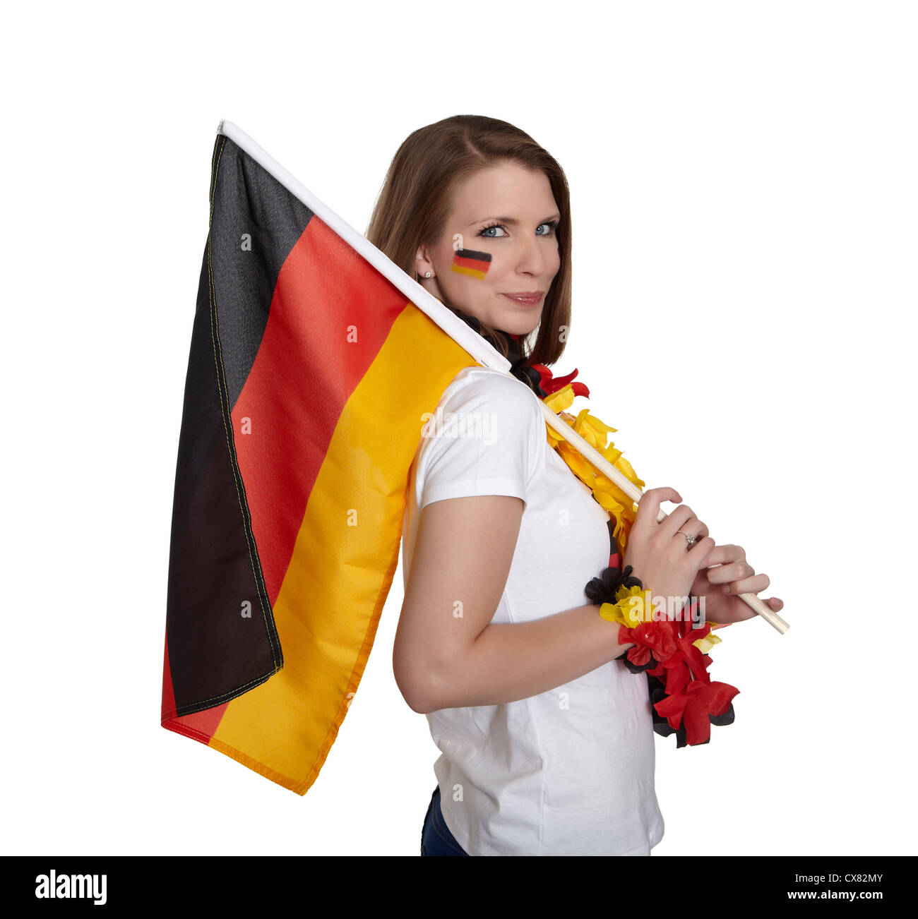 German Soccer Fan Stock Photo - Alamy