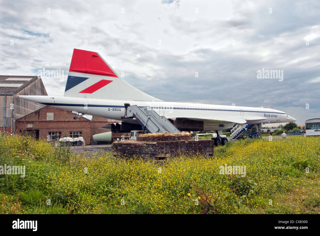 1973 Concorde Delta-Golf at Brooklands Museum and aerodrome, Weybridge ...