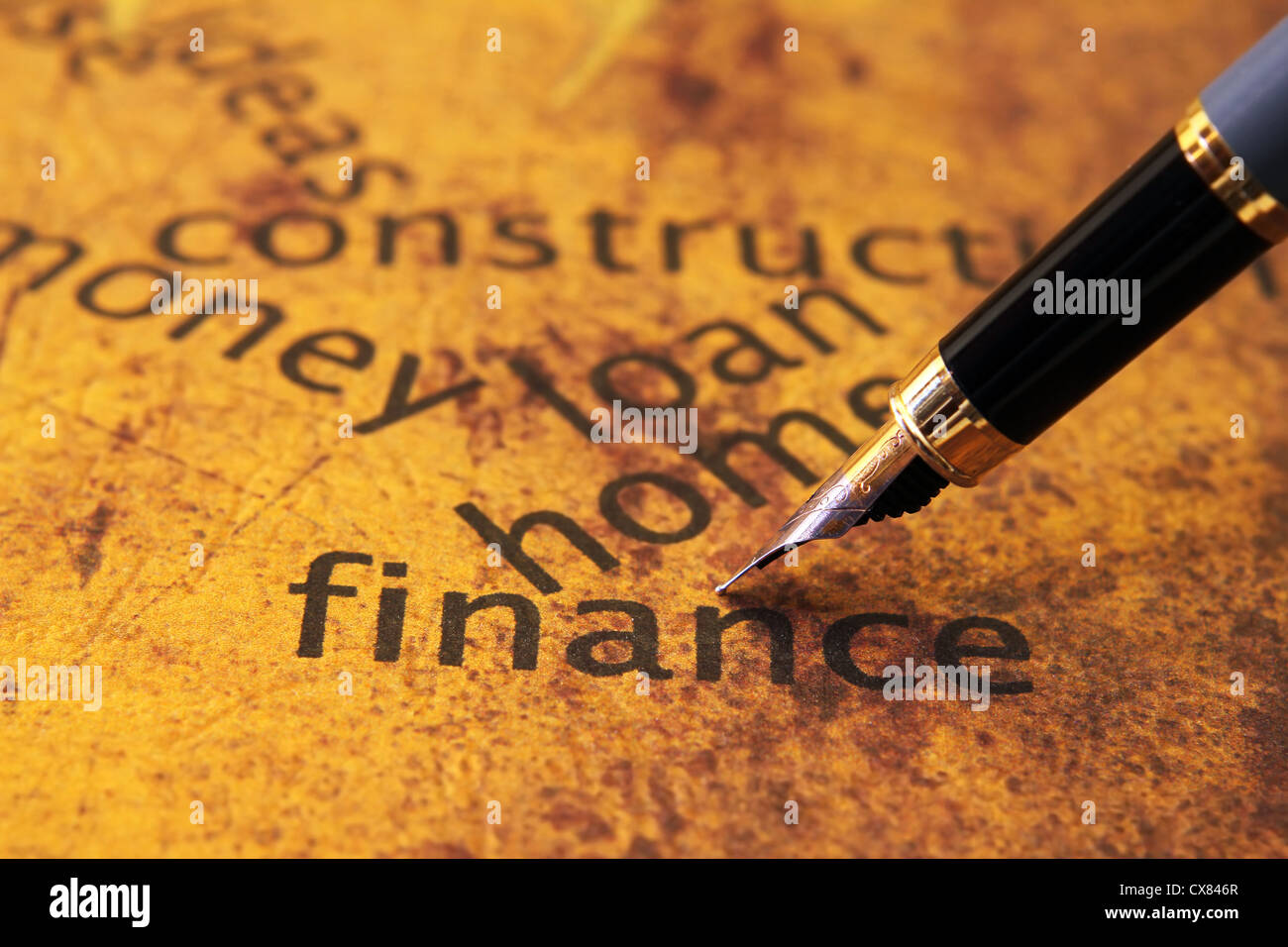 Sales bank and house concept Stock Photo - Alamy