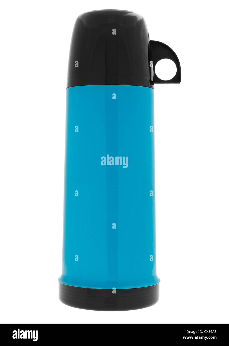 Thermos bottle on white background Stock Photo - Alamy