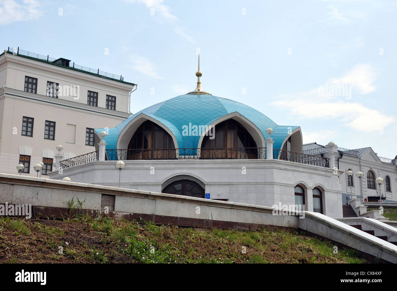 Pavilion of the Qolsharif Mosque - the largest mosque in Russia and in ...