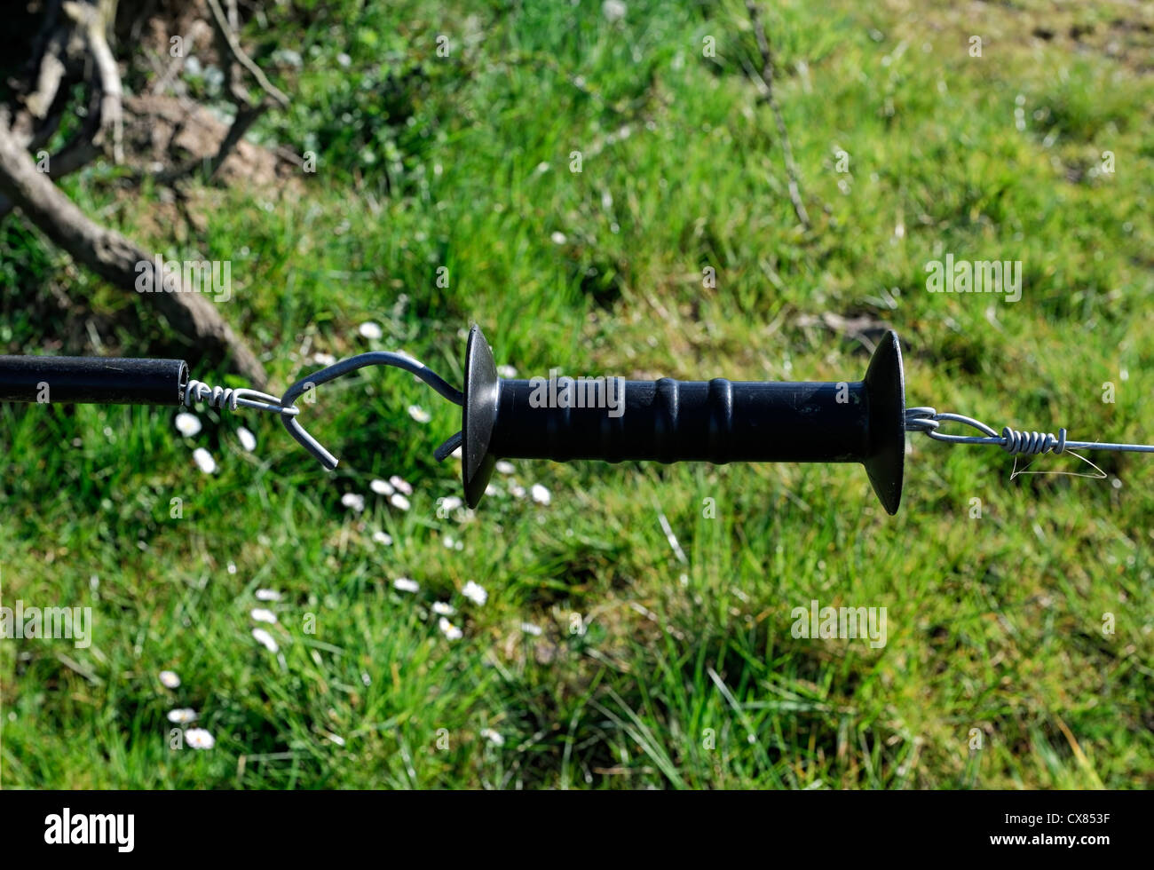 rubber rubberised electric fence handle farm farmland fencing ...
