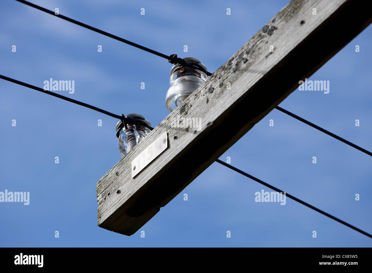 Telegraph lines railway hi-res stock photography and images - Alamy
