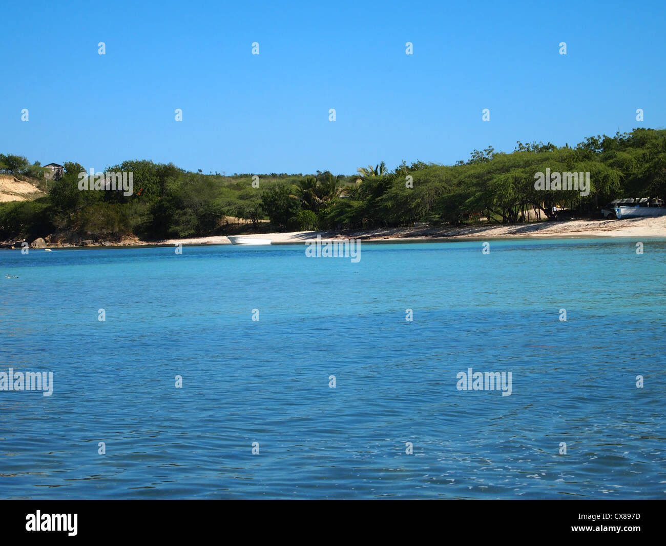 A calm bay in Dominican republic Stock Photo - Alamy