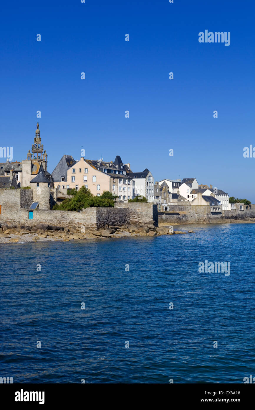 the town of Roscoff in coast of the north of France Stock Photo - Alamy