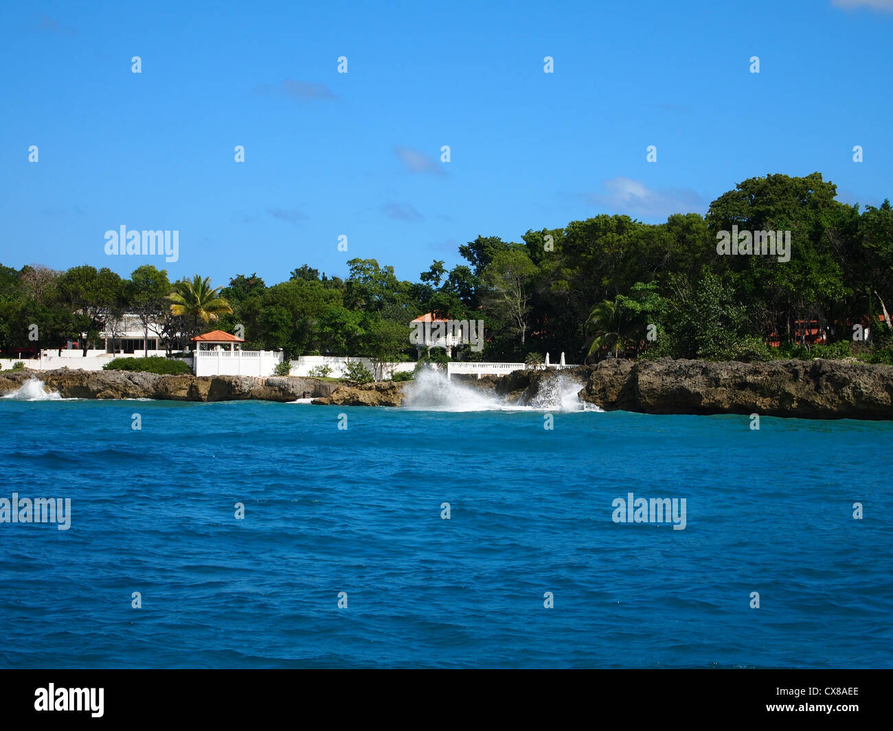 Big waves at seashore Stock Photo - Alamy
