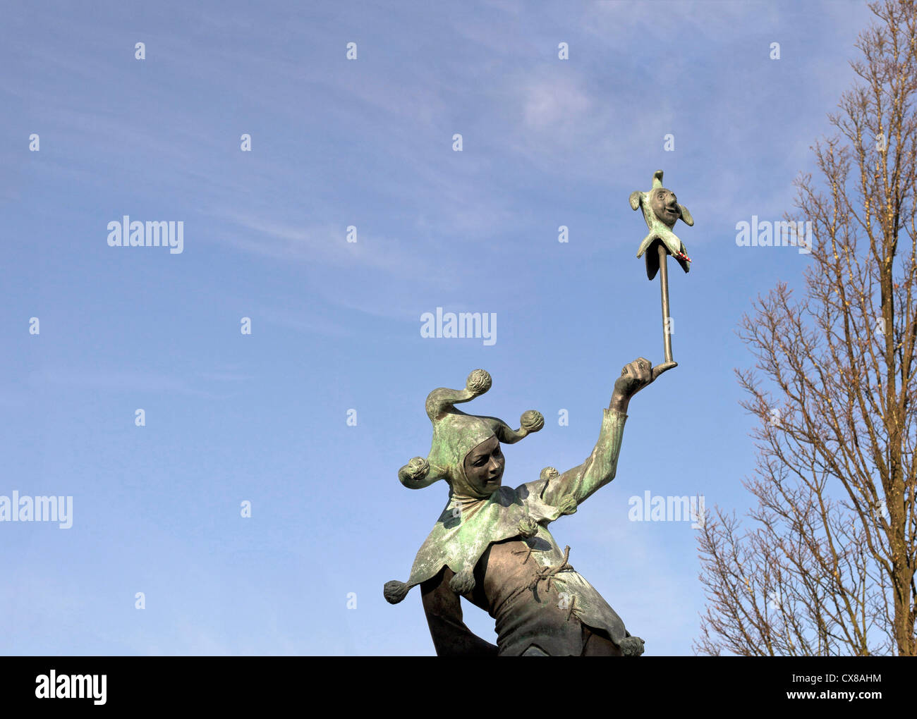 statue, sculpture, shakespeare, shakesperean, fool, puck Stock Photo ...