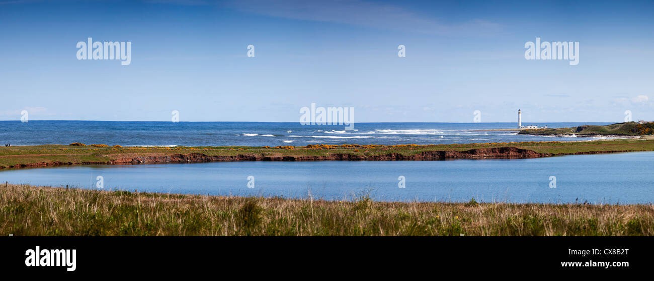 Barns Ness Lighthouse; Scottish Borders, Scotland Stock Photo - Alamy