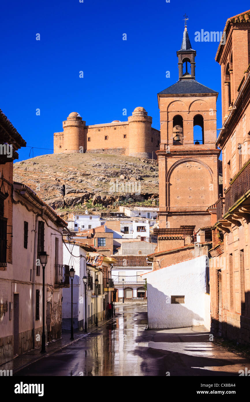 Castle and village of La Calahorra. Granada, Andalusia, Spain Stock ...