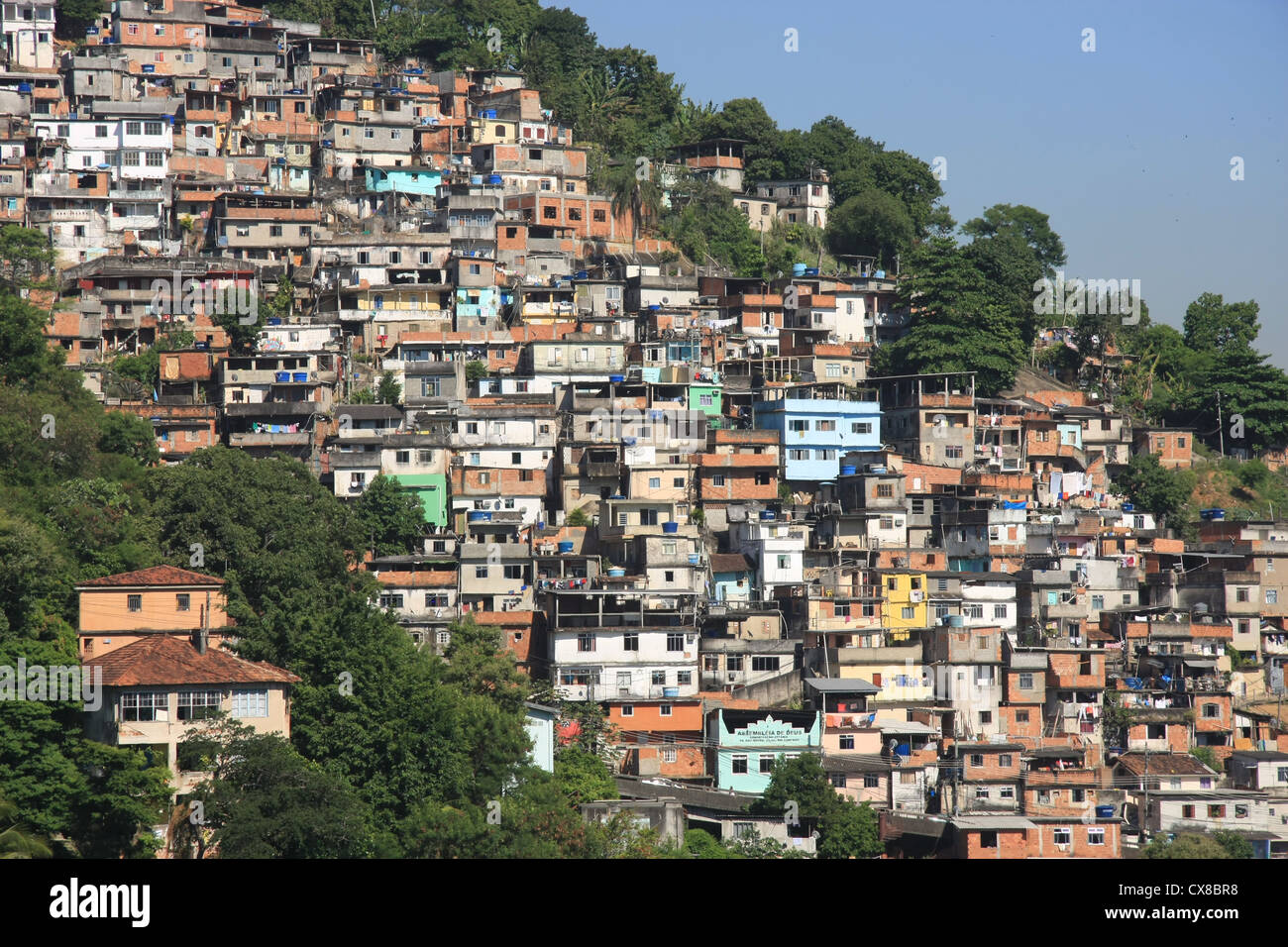 Favela Morro dos Prazeres, Rio de Janeiro, Brazil Stock Photo - Alamy