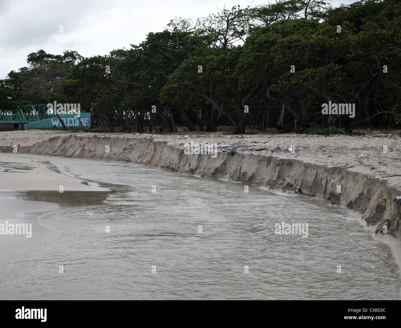 River flows to the sea Stock Photo - Alamy