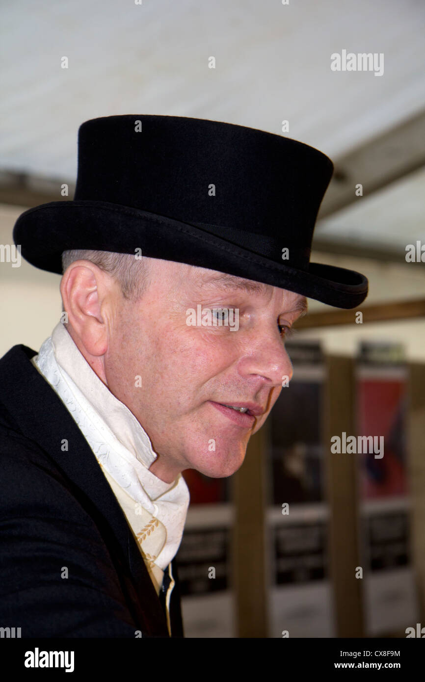 People dressed for Victorian Christmas market in Matlock Derbyshire ...