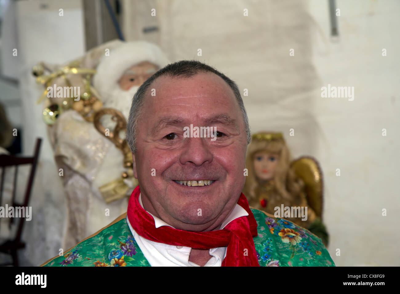 People dressed for Victorian Christmas market in Matlock Derbyshire ...