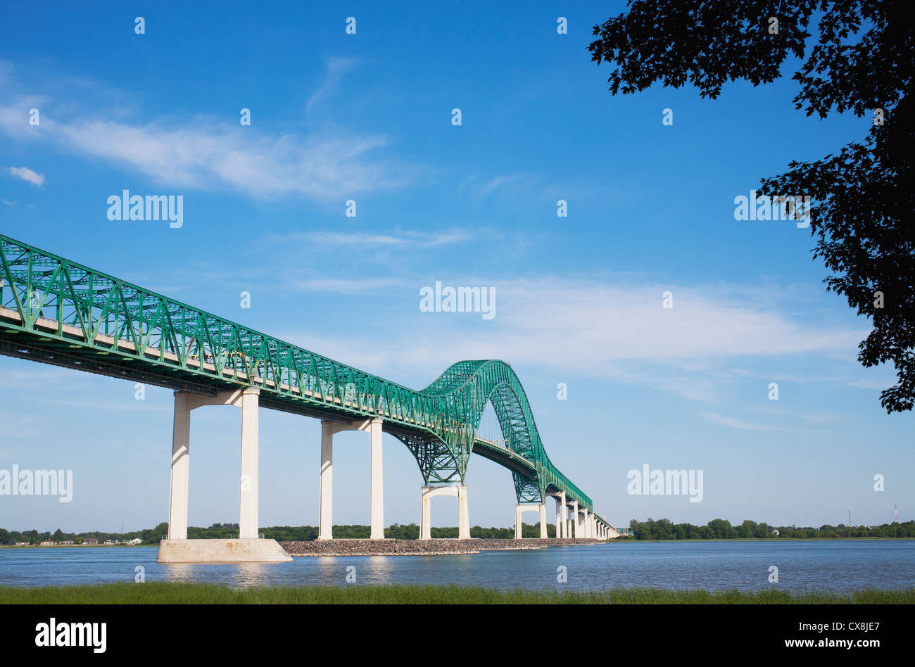 Laviolette Bridge; Trois-Rivieres Quebec Canada Stock Photo - Alamy