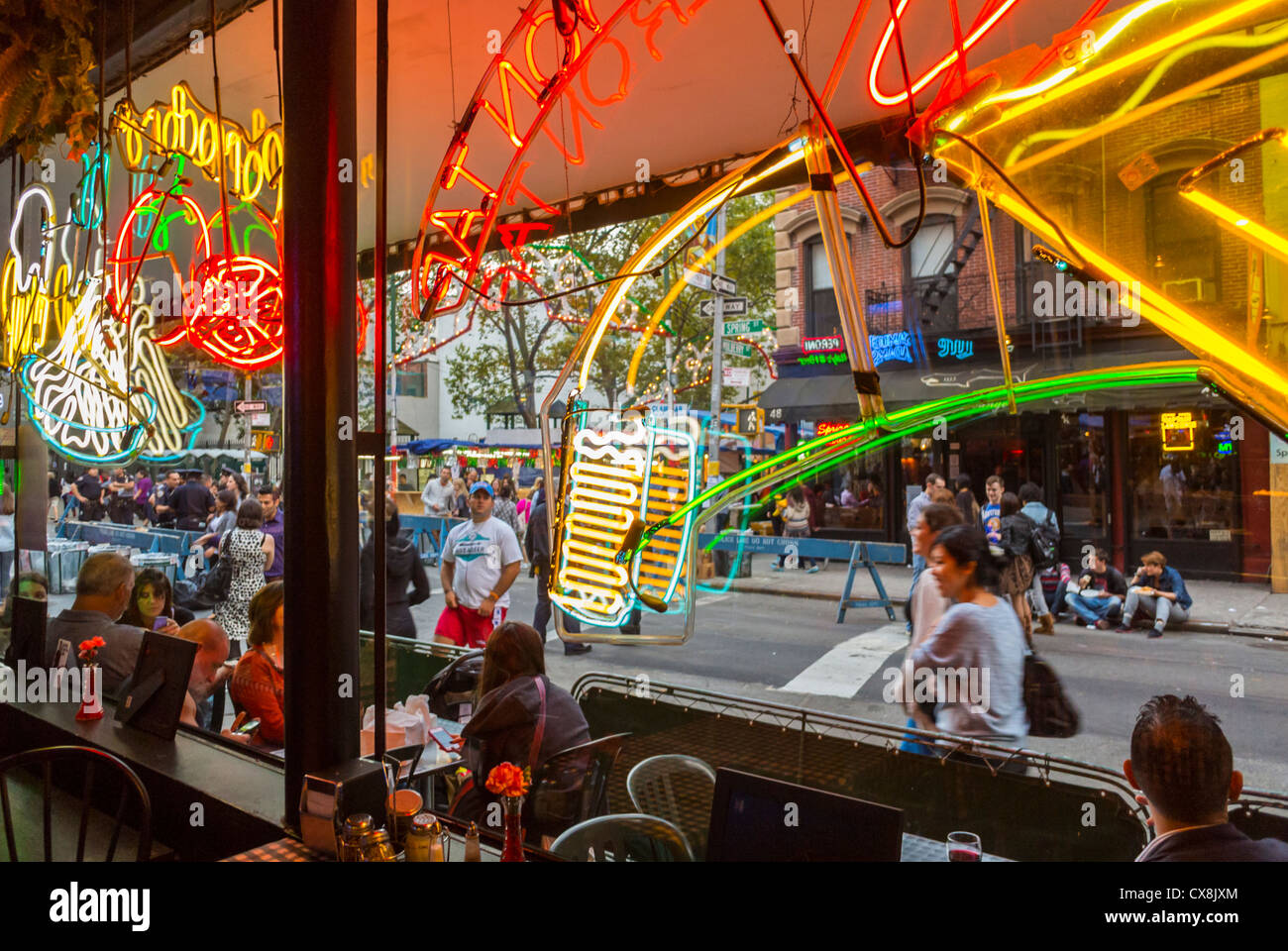 Tourism neon lights hi-res stock photography and images - Alamy