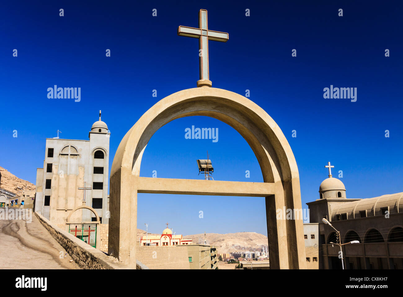 Monastery of the Holy Virgin at Dirunka. Asyut, Egypt Stock Photo - Alamy