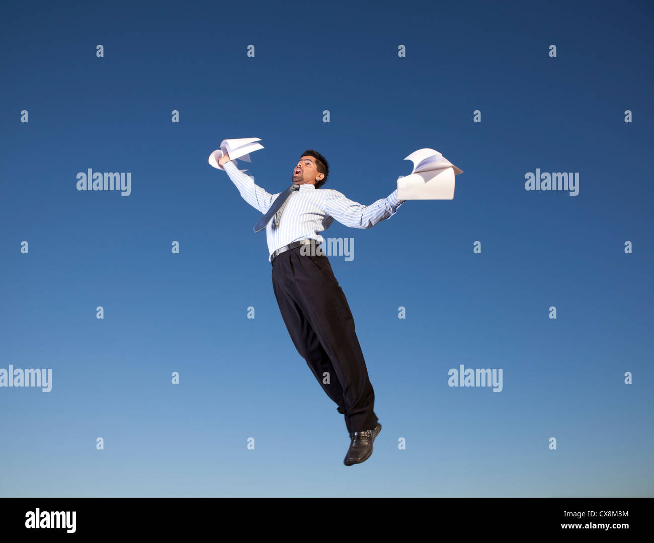 Papers flying wind hi-res stock photography and images - Alamy