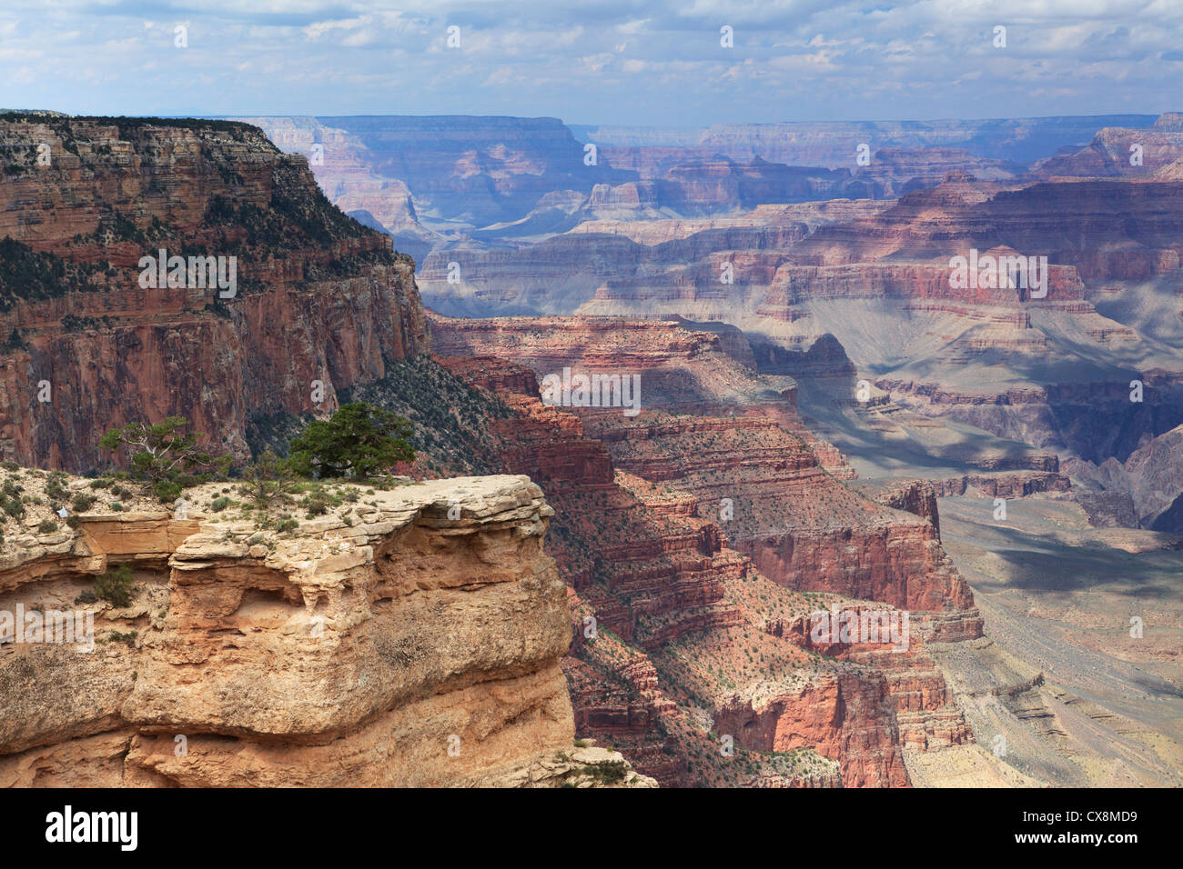 Sandstone cliffs at the South Rim of the Grand Canyon Stock Photo - Alamy