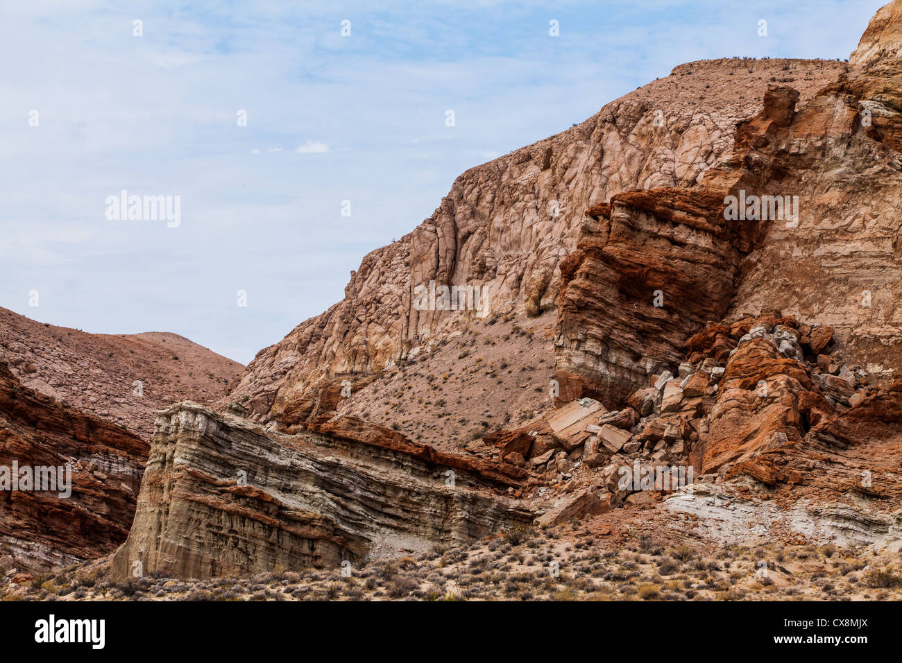 Rock Formations at Red Rock Canyon State Park in California Stock Photo ...
