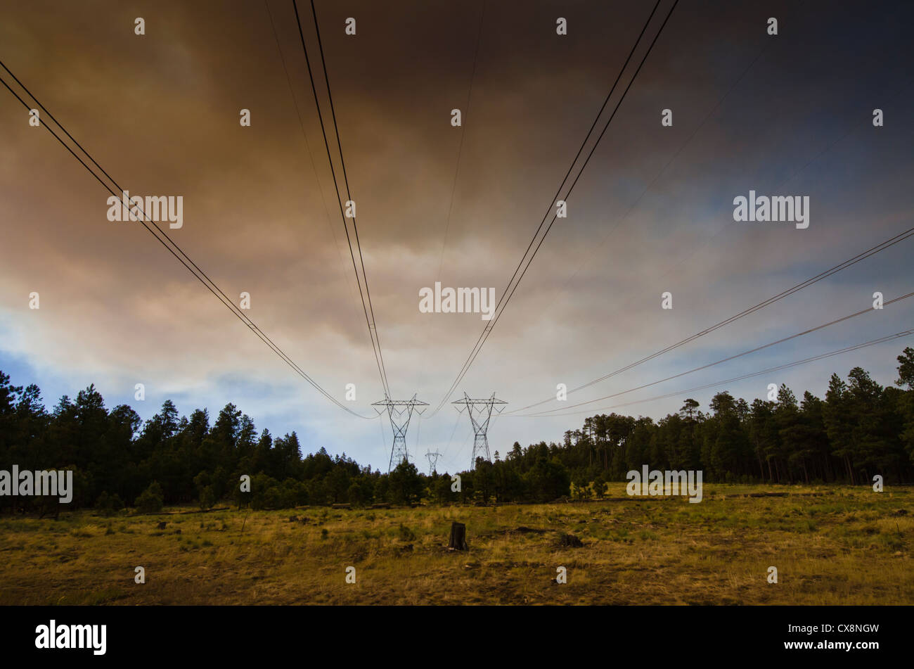 The Poco Fire burning in the Tonto National Forest six miles northeast ...