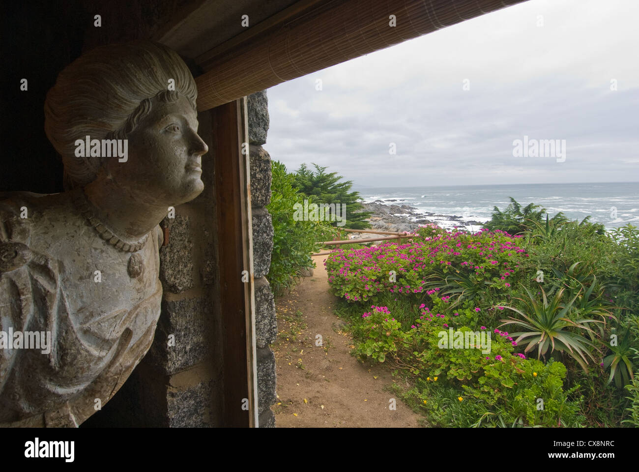 Elk198-1477 Chile, Isla Negra, Pablo Neruda house Stock Photo - Alamy