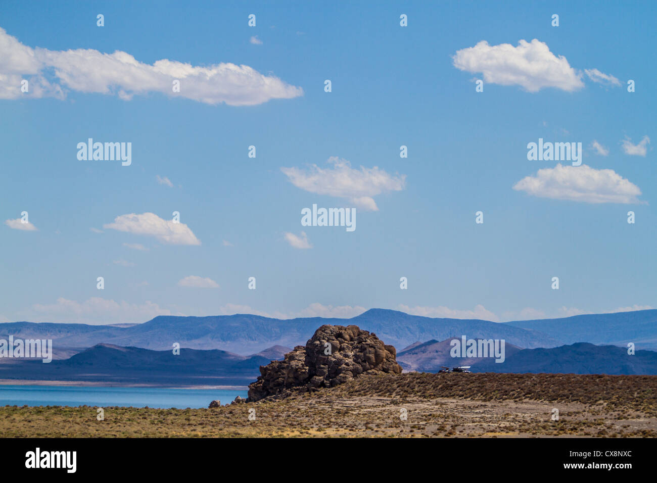 Scenes at Pyramid Lake in Northern Nevada on the Pyramid Lake Pauite ...