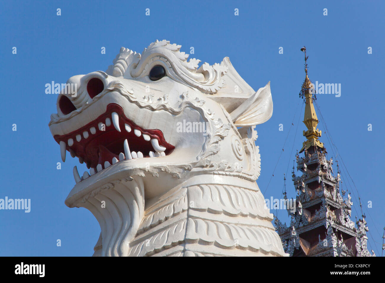 Mandalay myanmar lion hi-res stock photography and images - Alamy