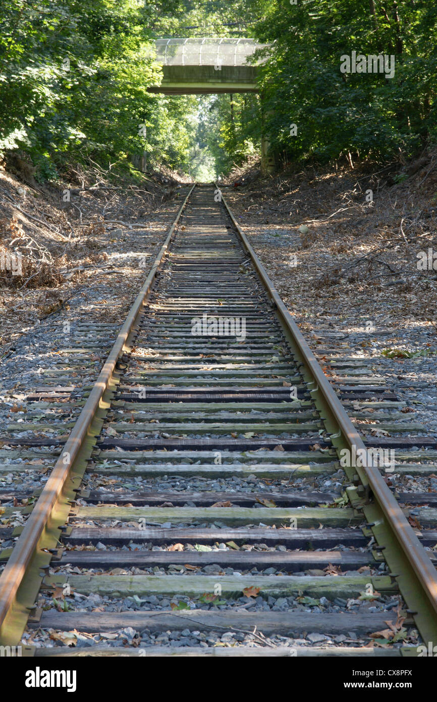 Disused railroad track hi-res stock photography and images - Alamy