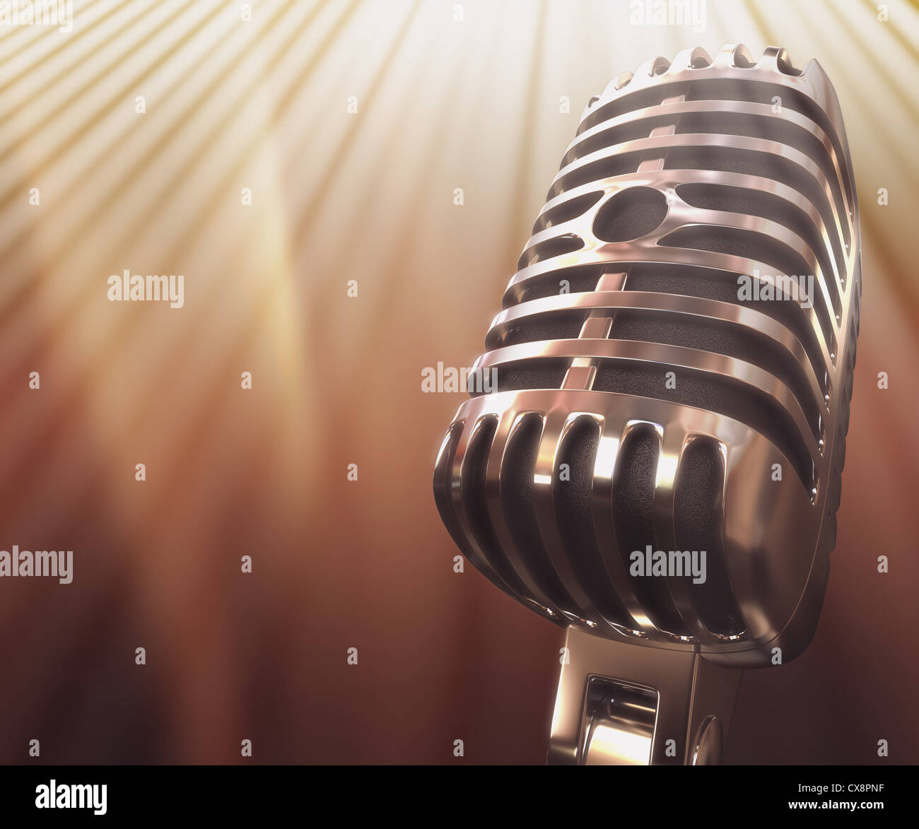 Classic microphone hi-res stock photography and images - Alamy