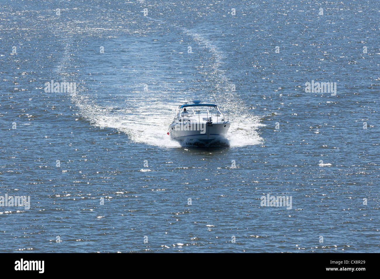 Boat on water Stock Photo - Alamy