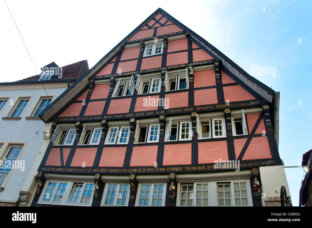 Medieval Timbered Fachwerk House, Osnabruck, Germany Stock Photo - Alamy