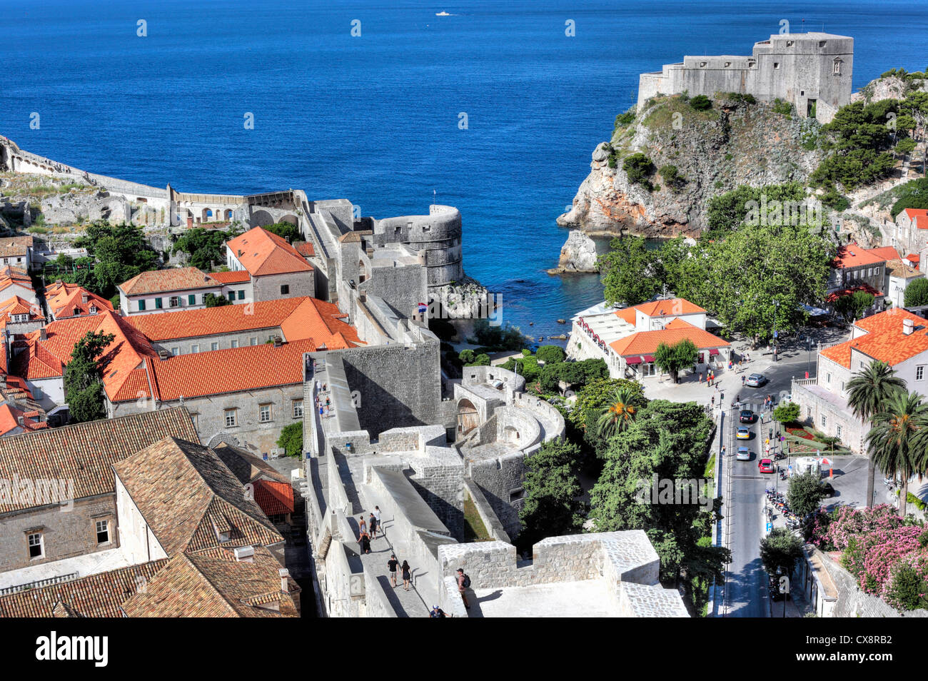 Dubrovnik st lawrence fortress hi-res stock photography and images - Alamy