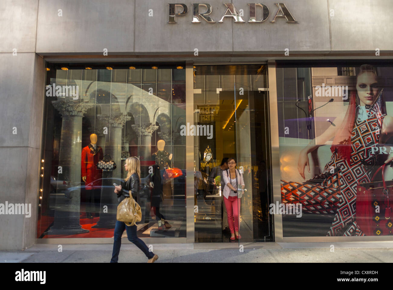 New York City, NY, USA, Woman Shopping, prada group, Luxury Fashion ...