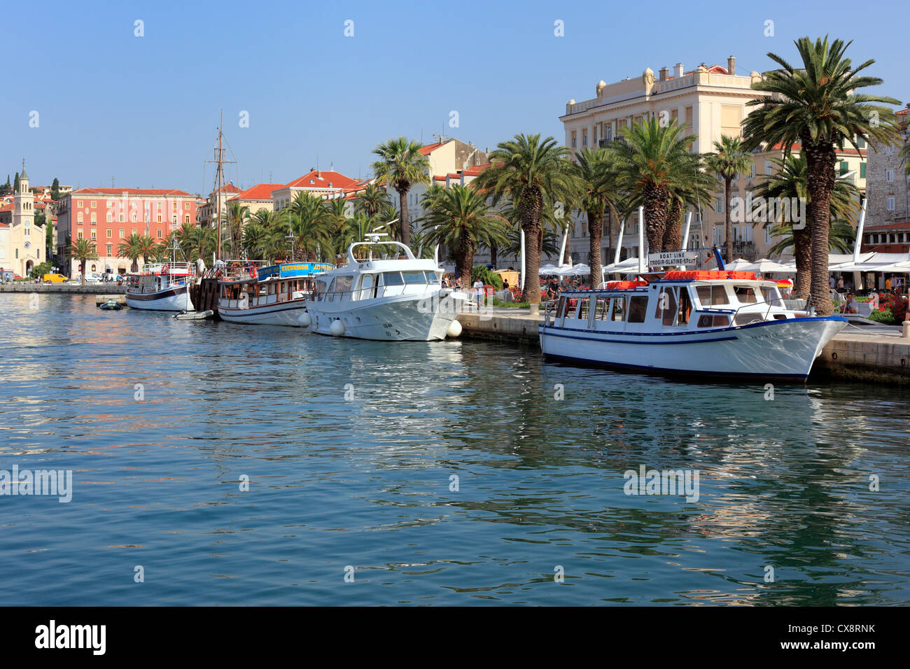 Harbour split dalmatian coast hi-res stock photography and images - Alamy