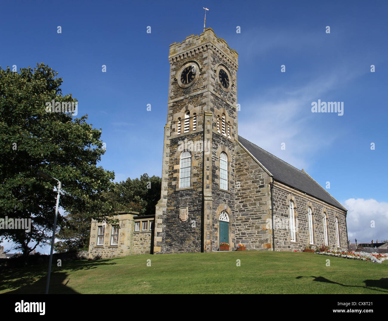 Church Portsoy Scotland September 2012 Stock Photo - Alamy