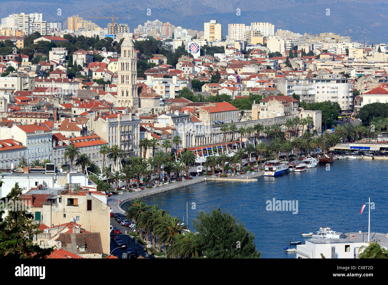 Cityscape from Marjan Hill, Split, Dalmatia, Croatia Stock Photo - Alamy
