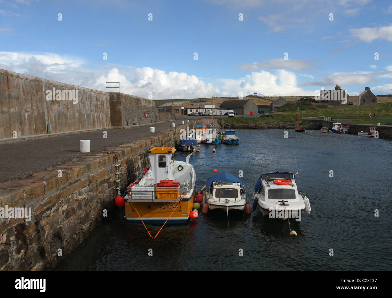 Portsoy harbour Scotland September 2012 Stock Photo - Alamy