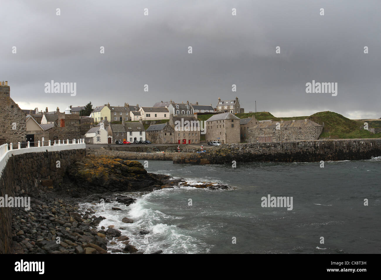 Portsoy waterfront Scotland September 2012 Stock Photo - Alamy