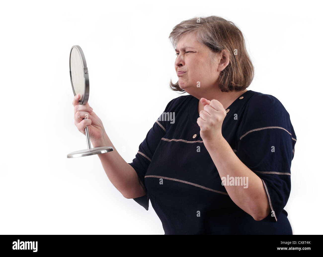 Stout woman hi-res stock photography and images - Alamy